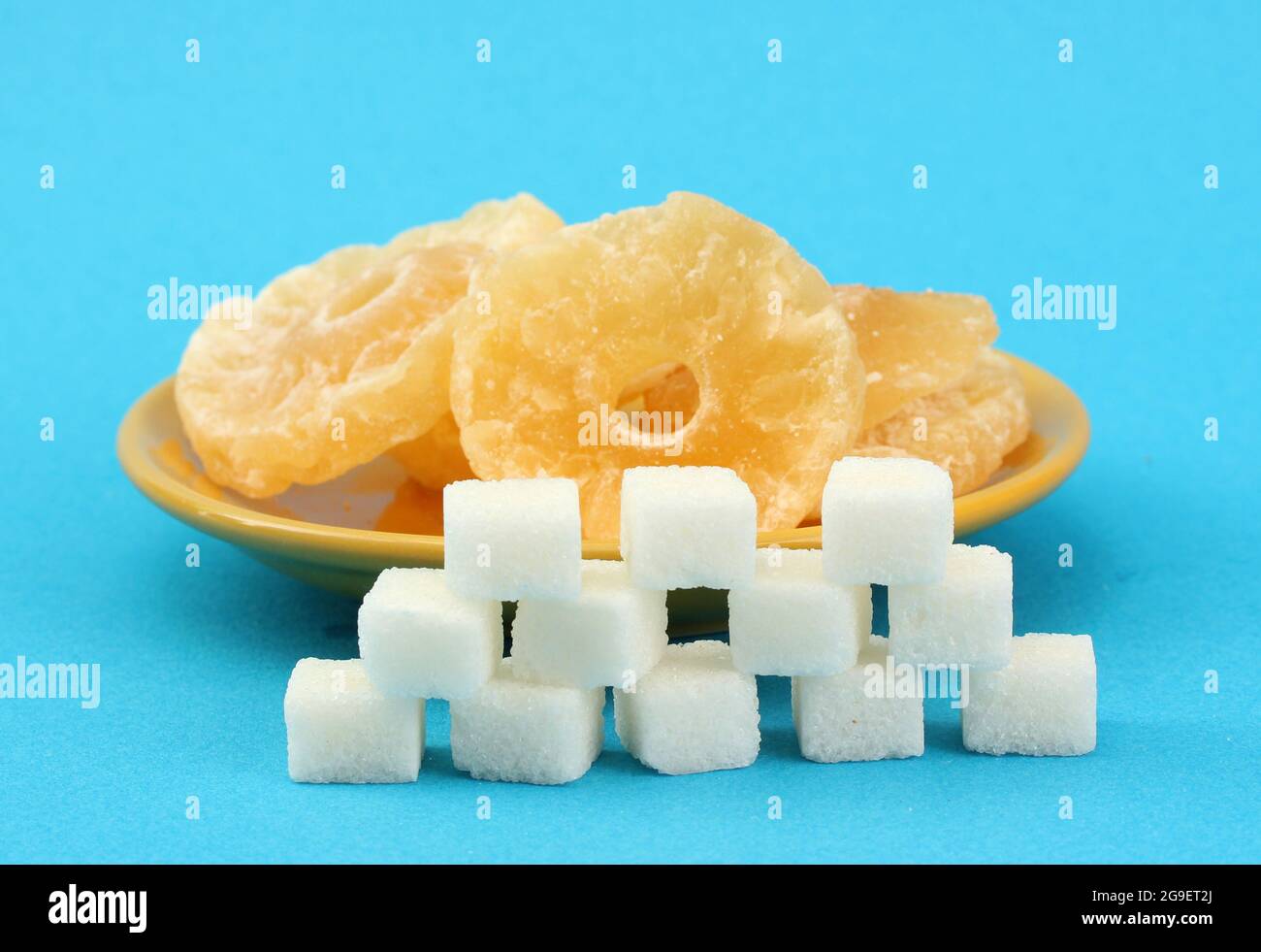 Concept: Amount of sugar in food Stock Photo - Alamy