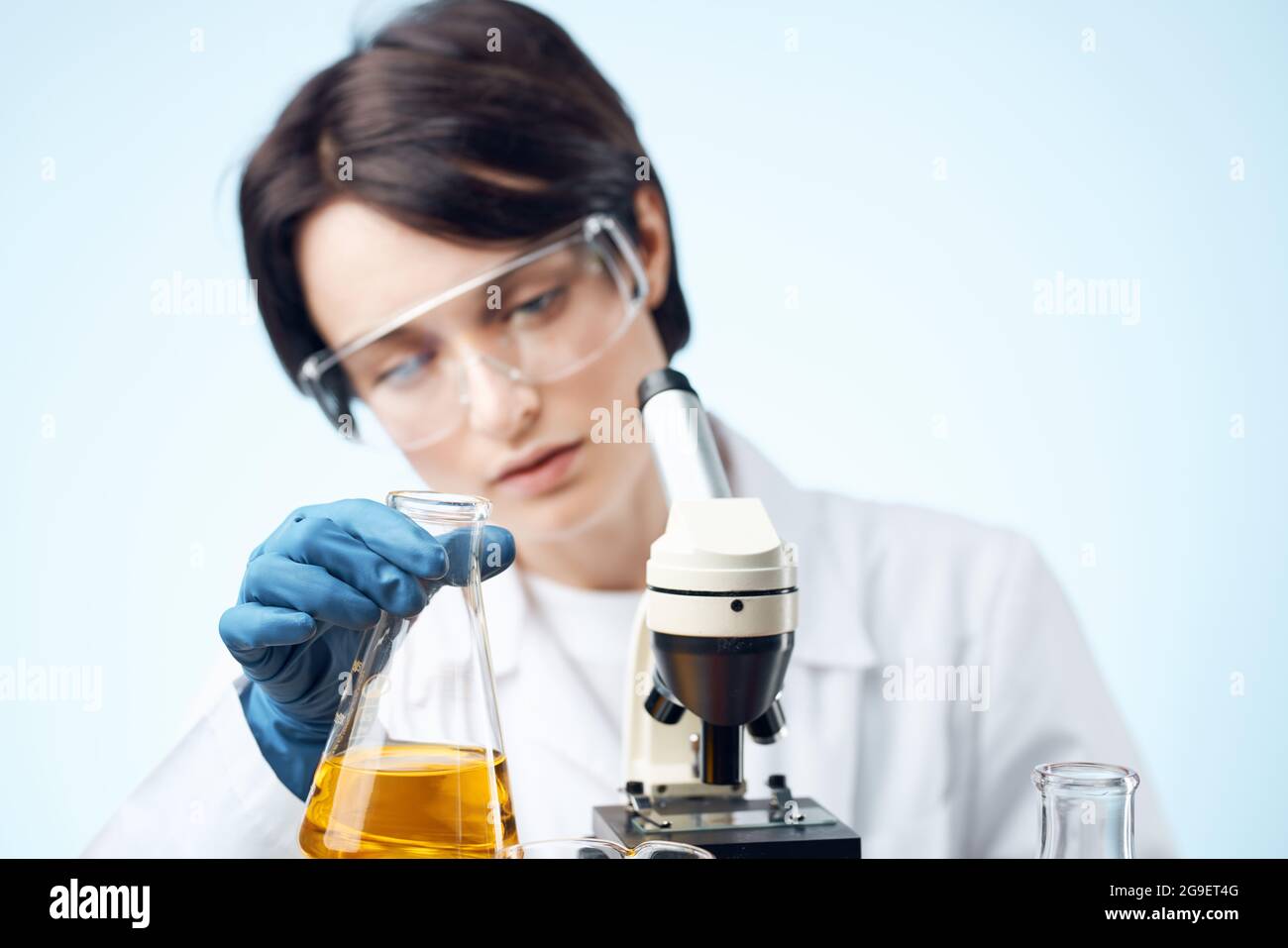 scientists microscope diagnostics research technology professional ...