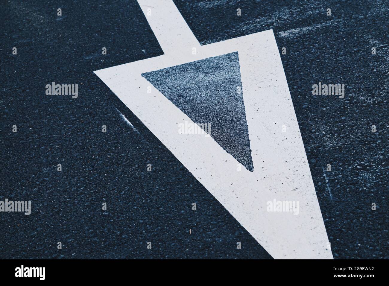 Road with road signs at daytime Stock Photo - Alamy