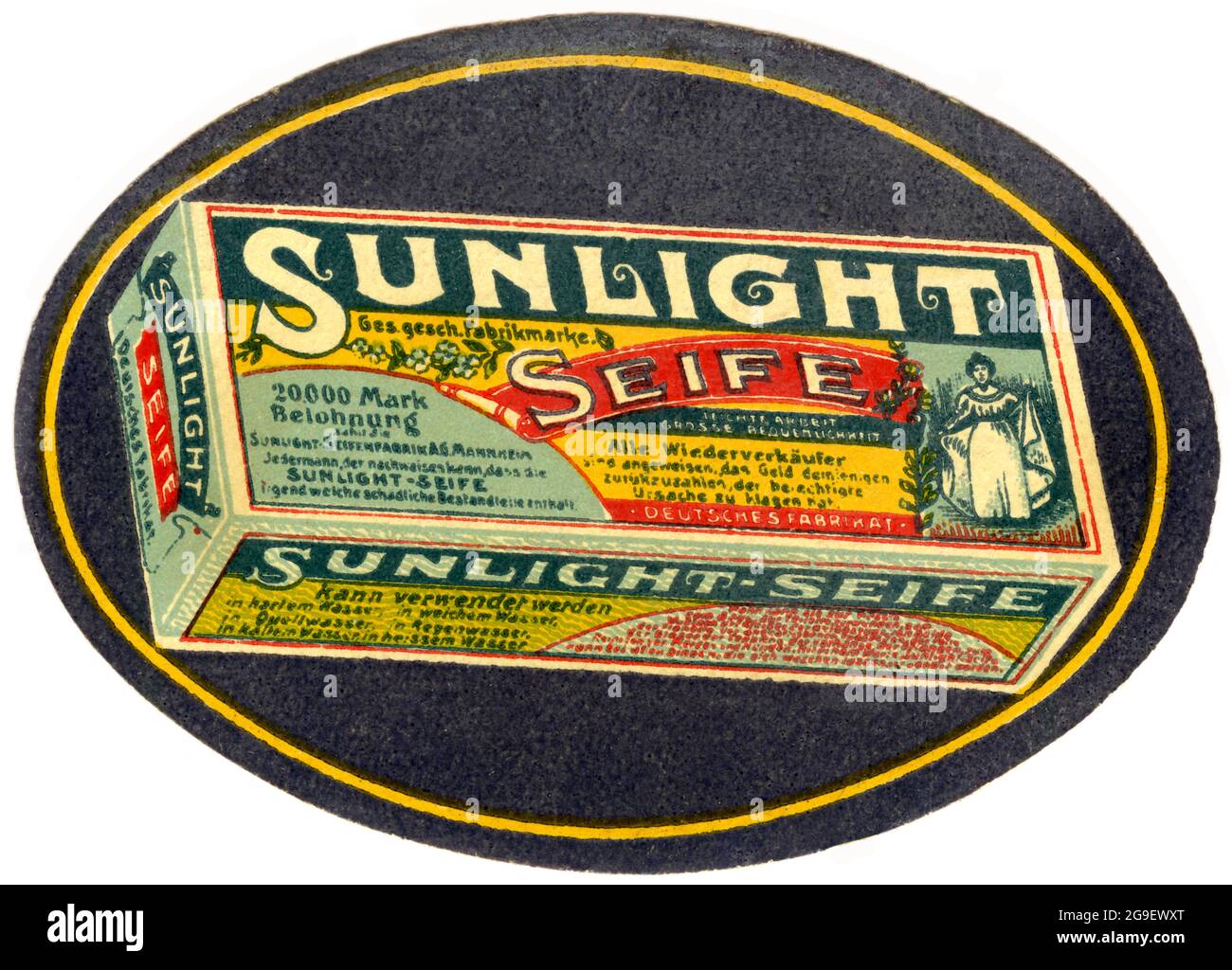 Sunlight soap poster Cut Out Stock Images & Pictures - Alamy