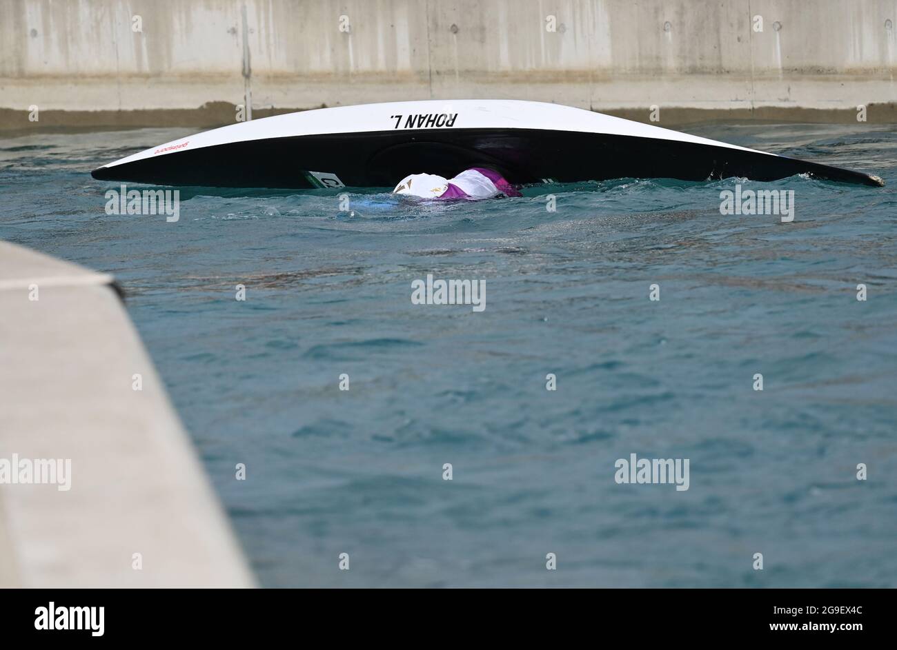Tokyo, Japan. 26th July, 2021. Lukas Rohan of the Czech Republic falls ...