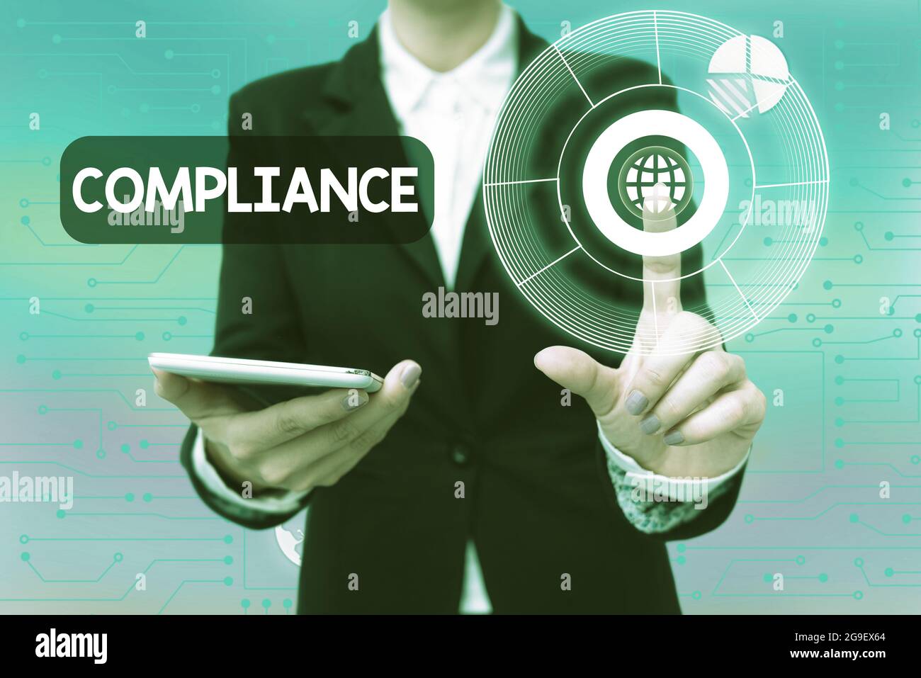 Conceptual caption Compliance. Concept meaning the action or fact of ...