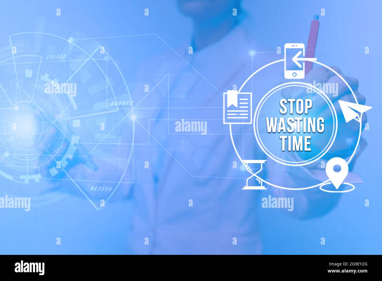 Conceptual display Stop Wasting Time. Business approach Organizing ...