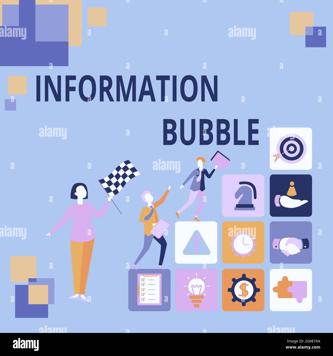 Text caption presenting Information Bubble. Business showcase ...