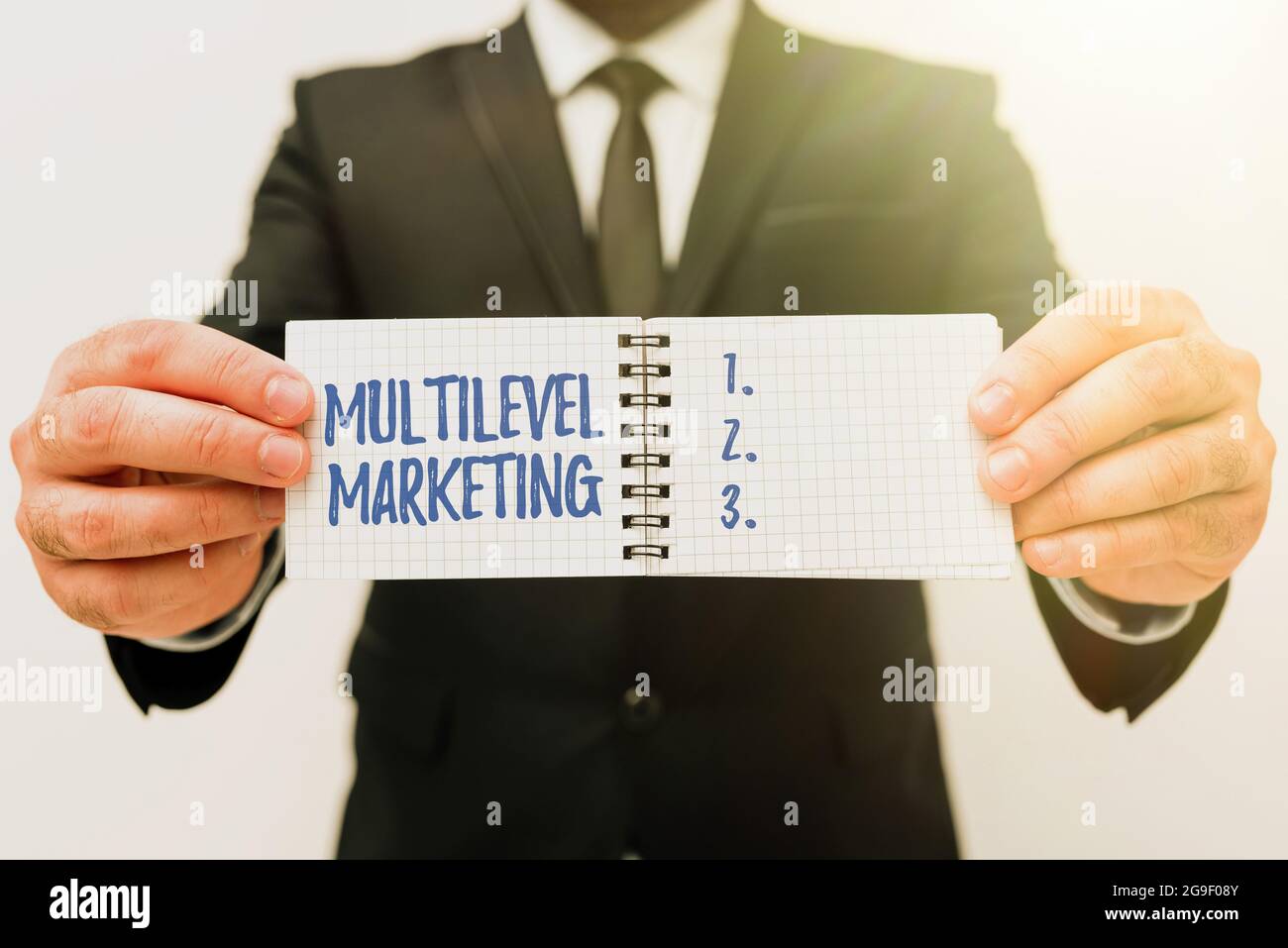 Sign displaying Multilevel Marketing. Word for marketing strategy for ...