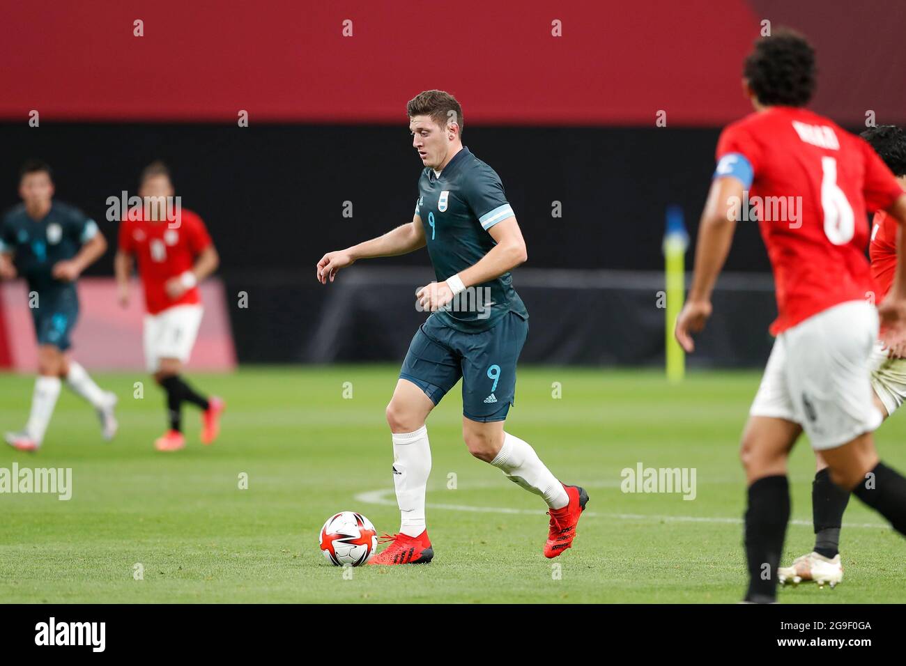 Sapporo, Japan. 25th July, 2021. Adolfo Gaich (ARG) Football/Soccer ...