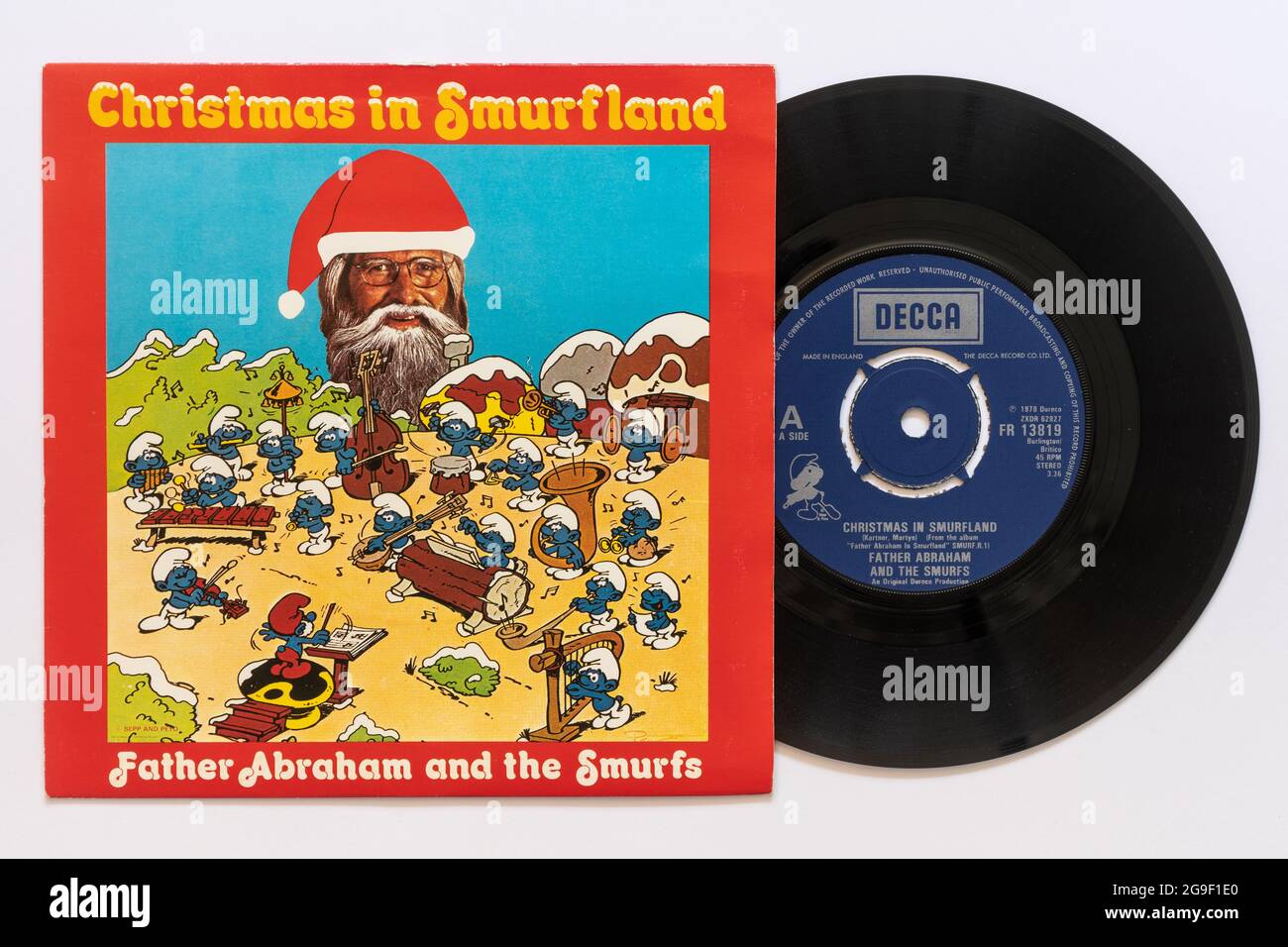 Christmas in Smurfland by Father Abraham and The Smurfs, a stock photo ...
