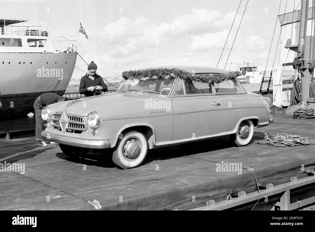 Vintage car of borgward isabella hi-res stock photography and images ...