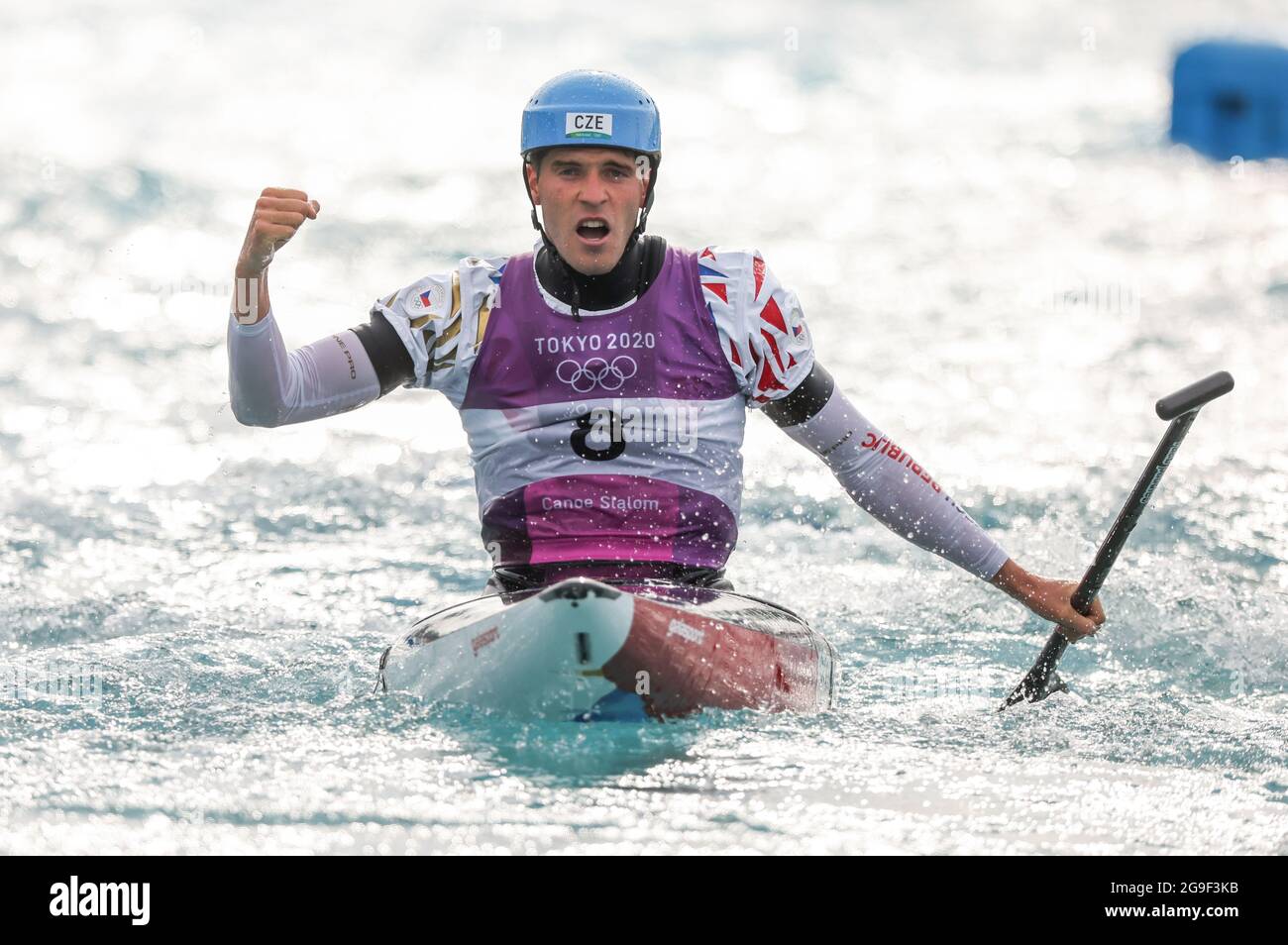 Tokyo, Japan. 26th July, 2021. Canoe/Slalom: Olympics, Canoe Single ...
