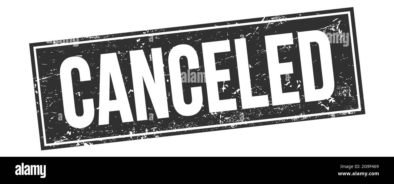 Canceled text Black and White Stock Photos & Images - Alamy