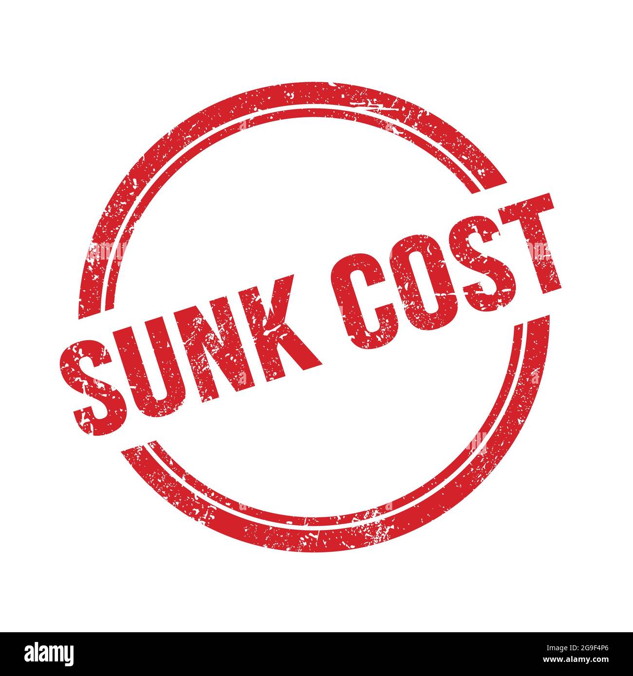 Sunk cost stamp hi-res stock photography and images - Alamy