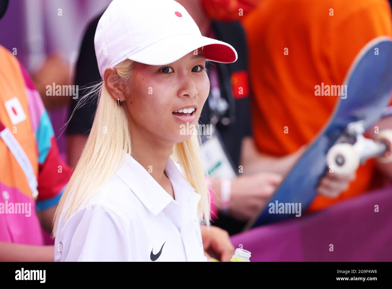 Tokyo, Japan. 26th July, 2021. Aori Nishimura (JPN) Skateboarding ...