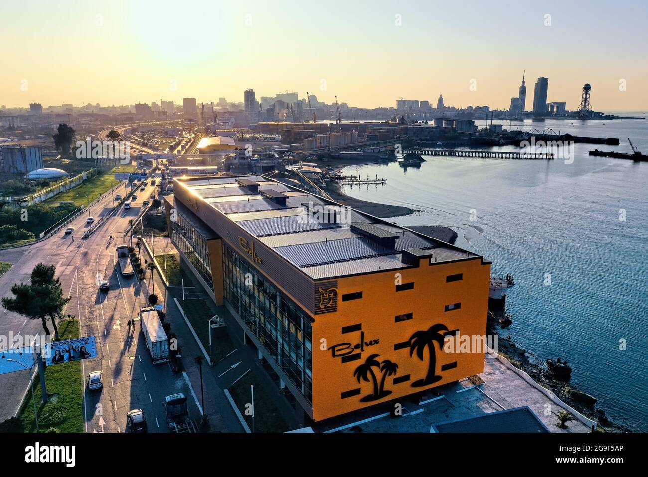 Batumi, Georgia - May 1, 2021: Fish Market Area by Drone Stock Photo ...