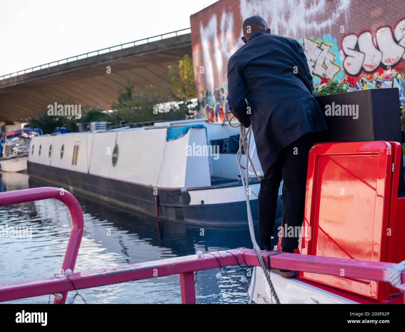 Graffiti on a boat hi-res stock photography and images - Alamy