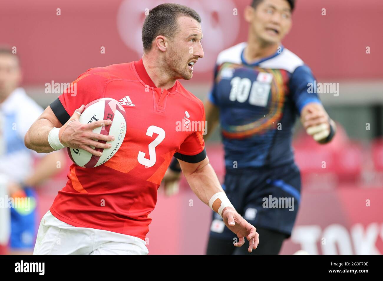 Tokyo, Japan. 26th July, 2021. NORTON Dan (GBR) Rugby : Men's Pool ...