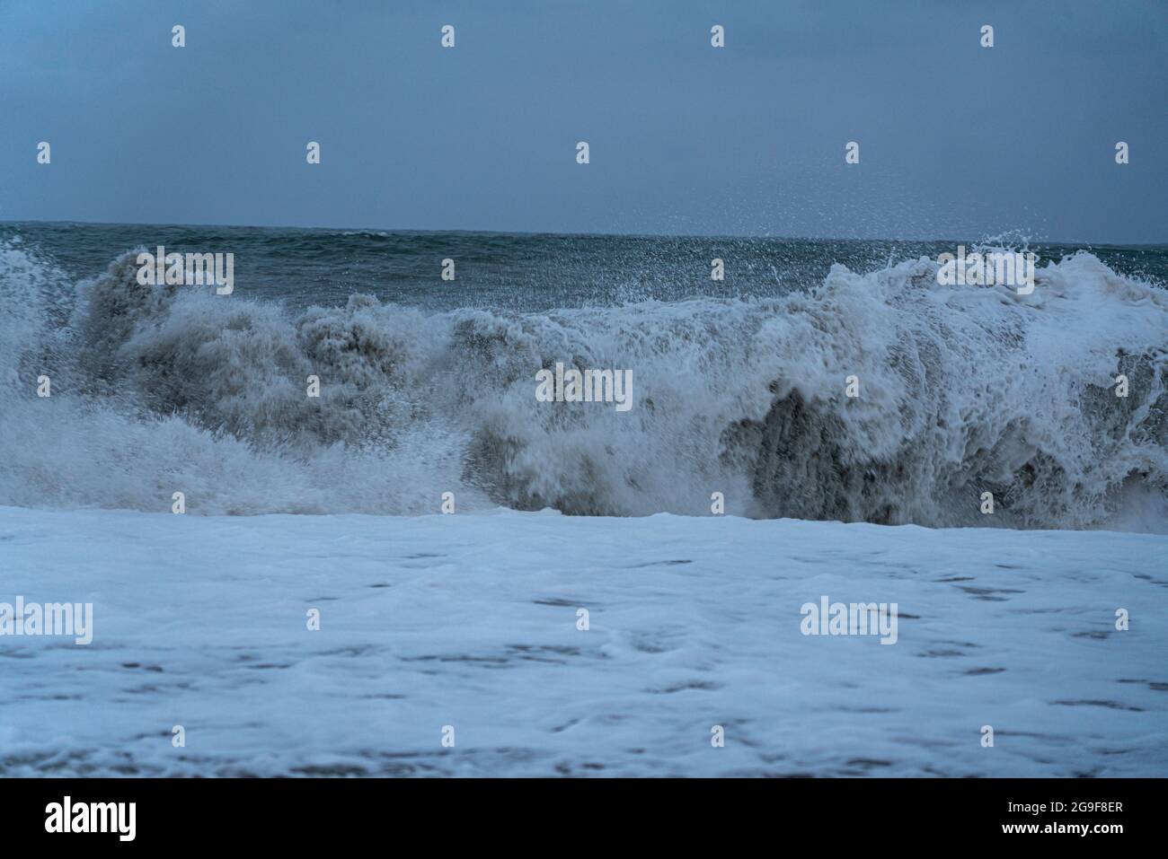 Storm on the Black Sea in Batumi on May 9, 2021 Stock Photo - Alamy