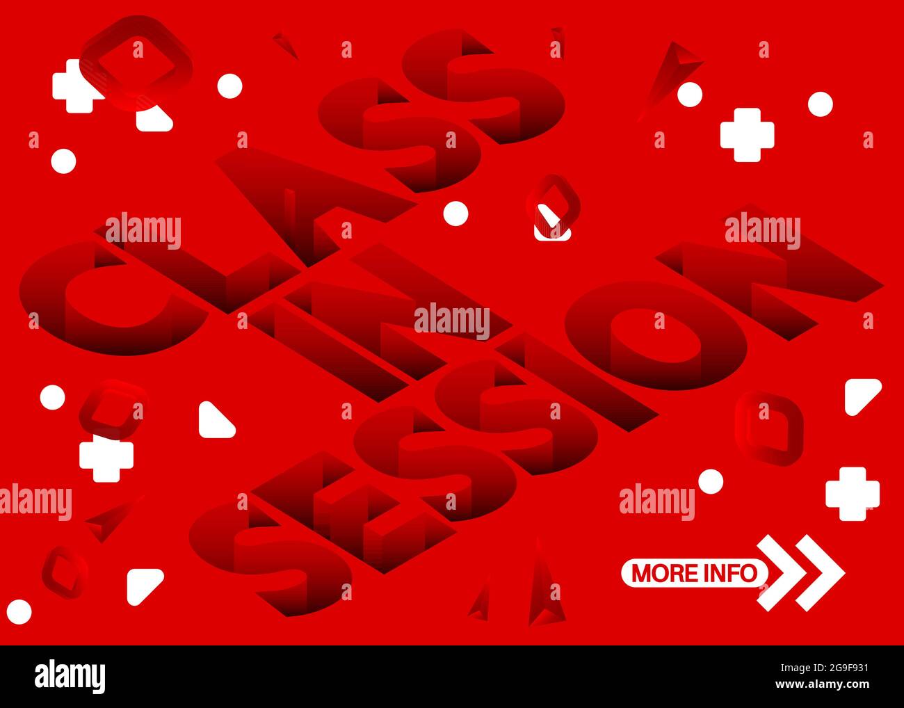 Class in Session text. Lessons online for school pupils or university ...