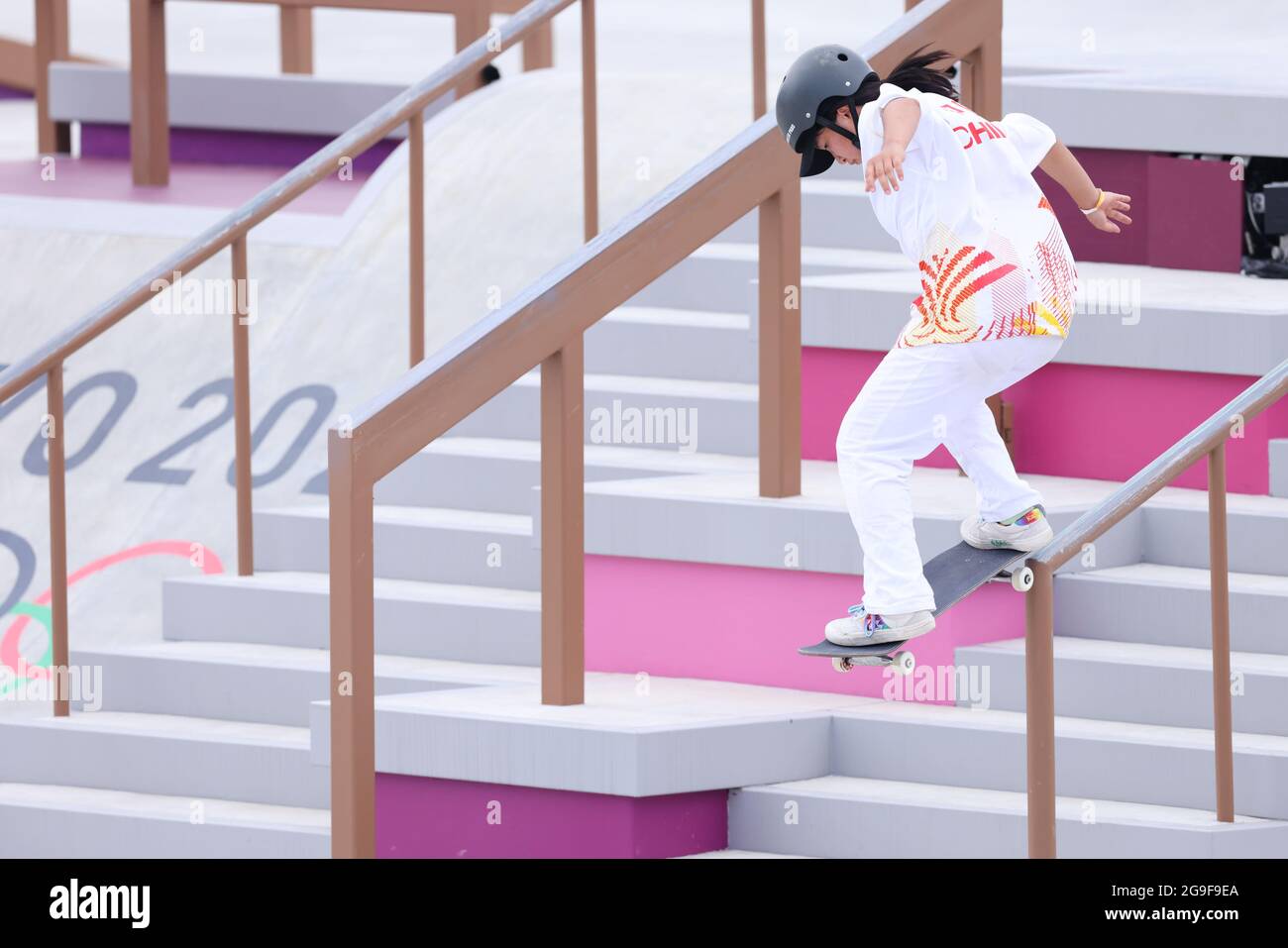 Tokyo, Japan. 26th July, 2021. ZENG Wenhui (CHN) Skateboarding: Women's ...