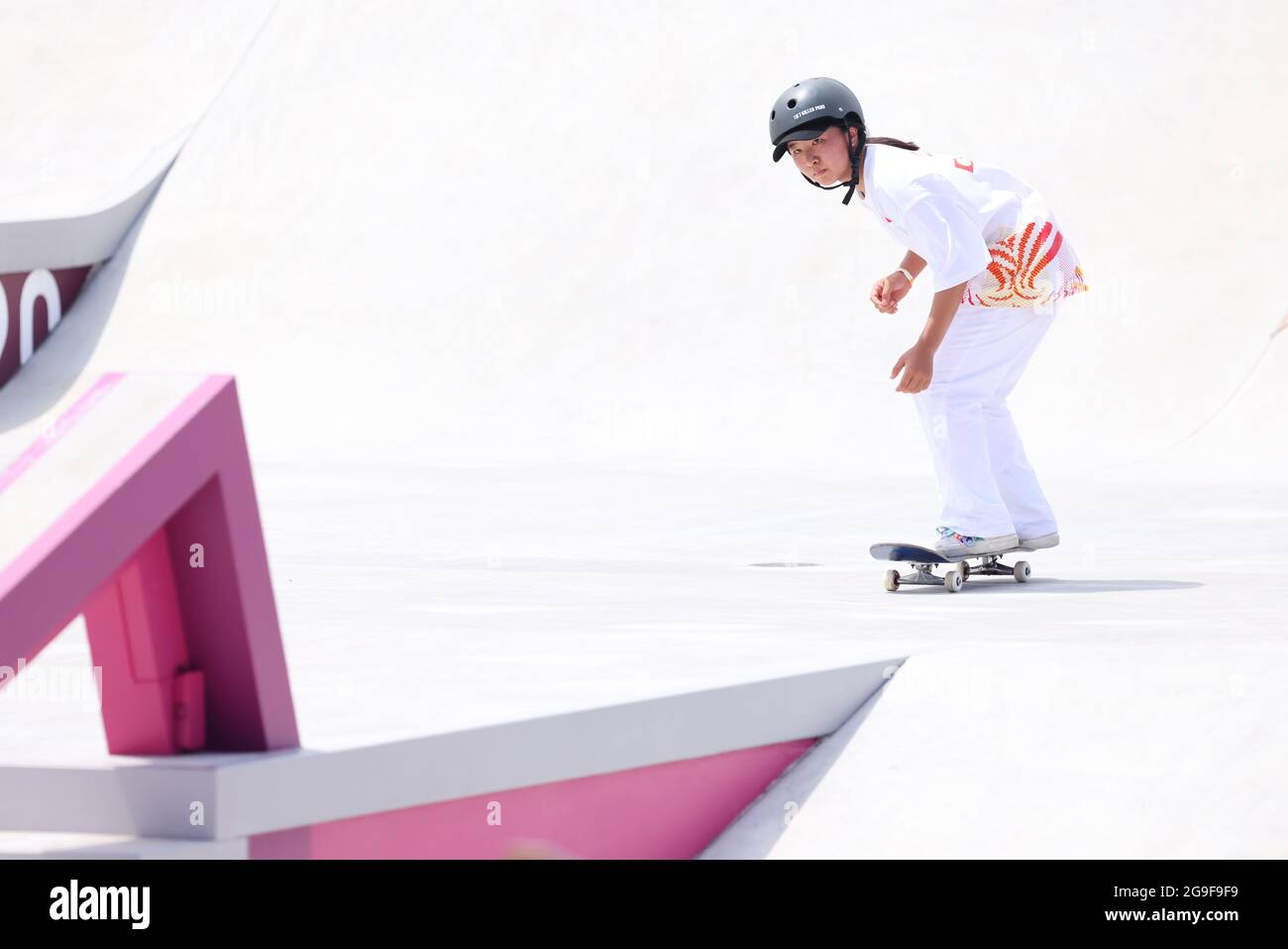 Tokyo, Japan. 26th July, 2021. ZENG Wenhui (CHN) Skateboarding: Women's ...