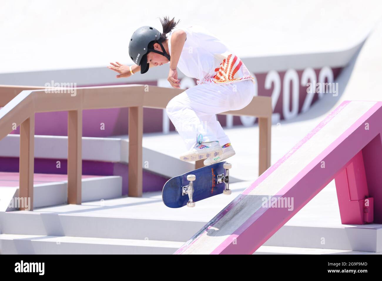 Tokyo, Japan. 26th July, 2021. ZENG Wenhui (CHN) Skateboarding: Women's ...