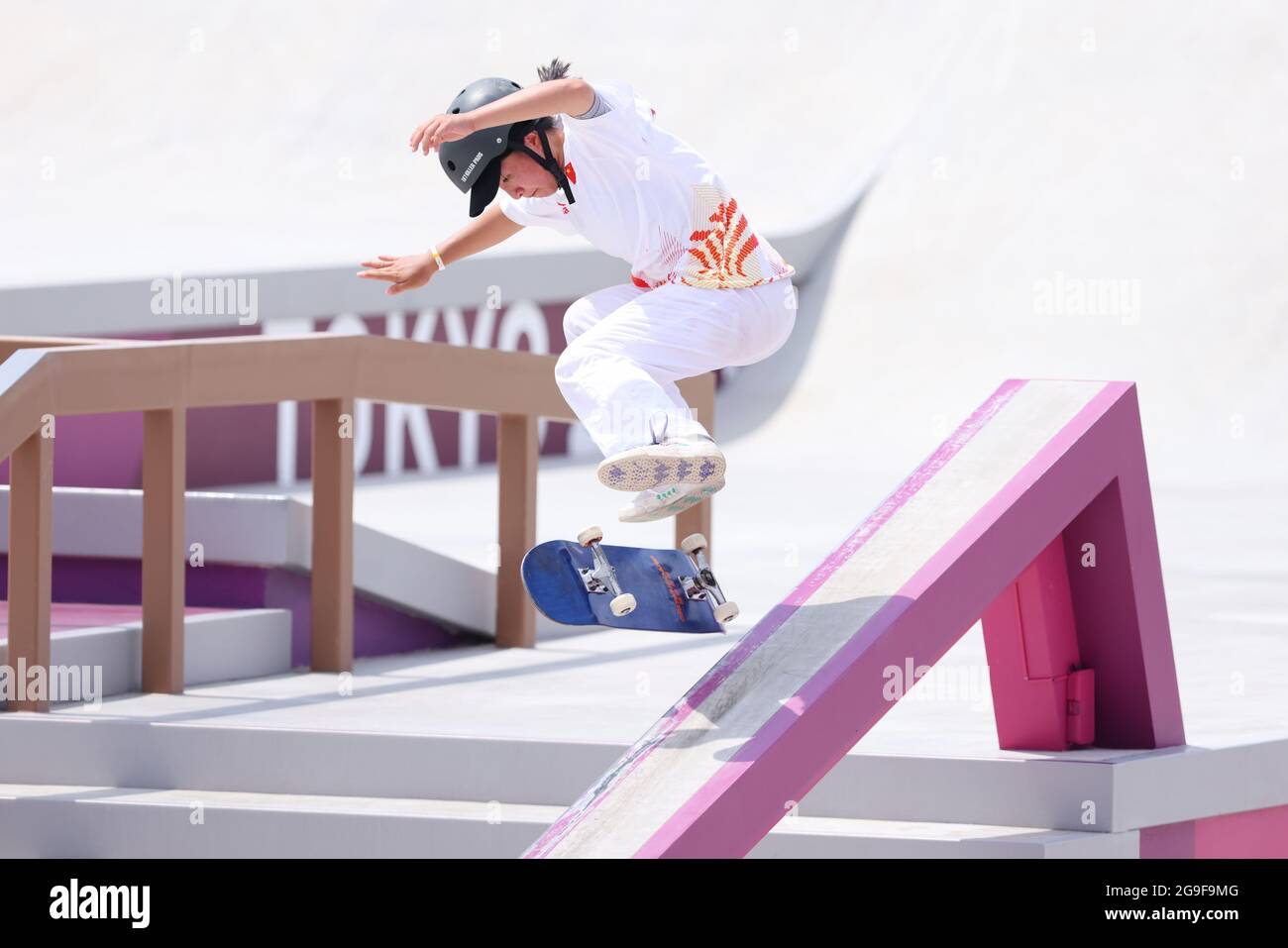 Tokyo, Japan. 26th July, 2021. ZENG Wenhui (CHN) Skateboarding: Women's ...