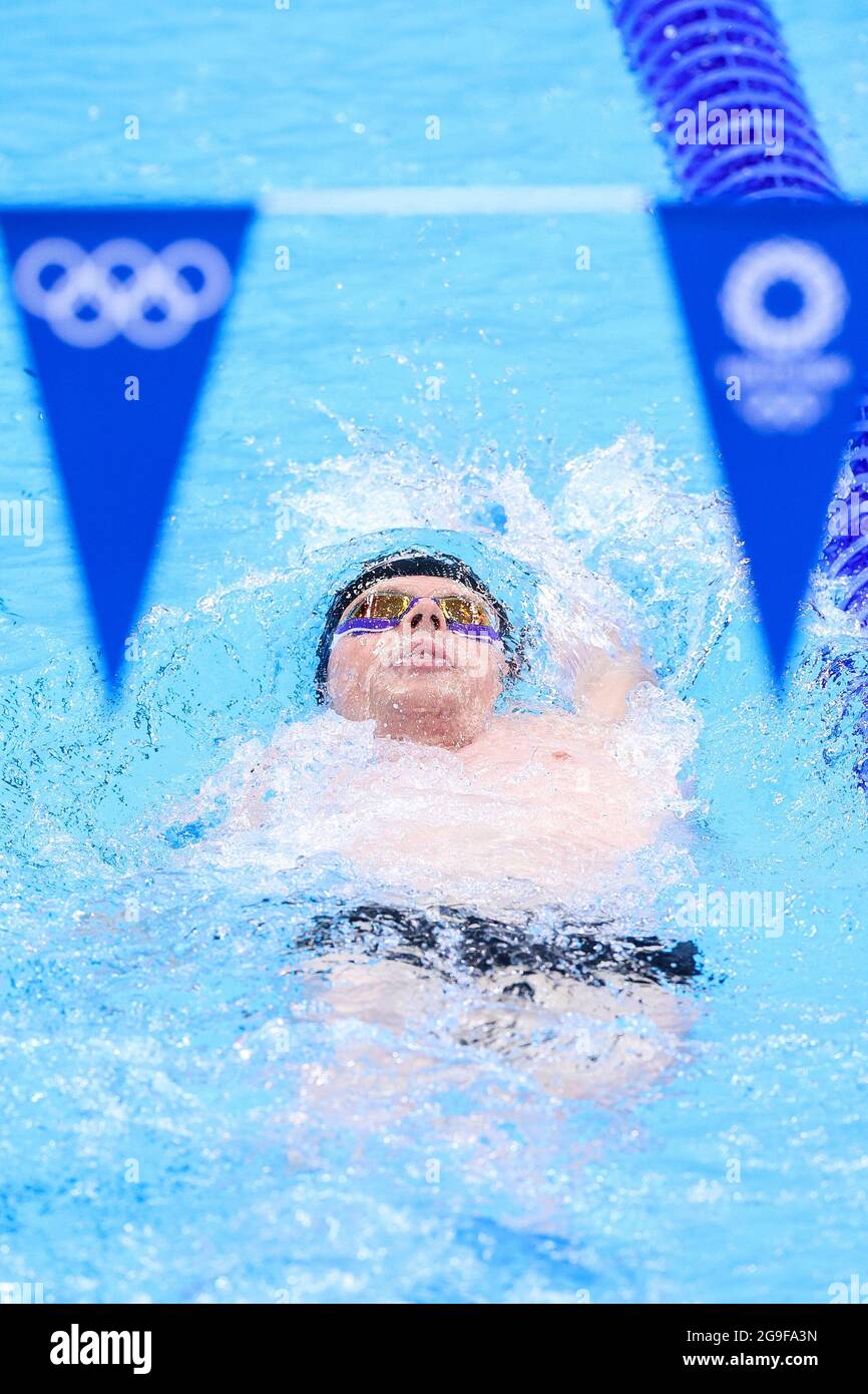 Belgian Louis Croenen pictured training before the series of the men ...