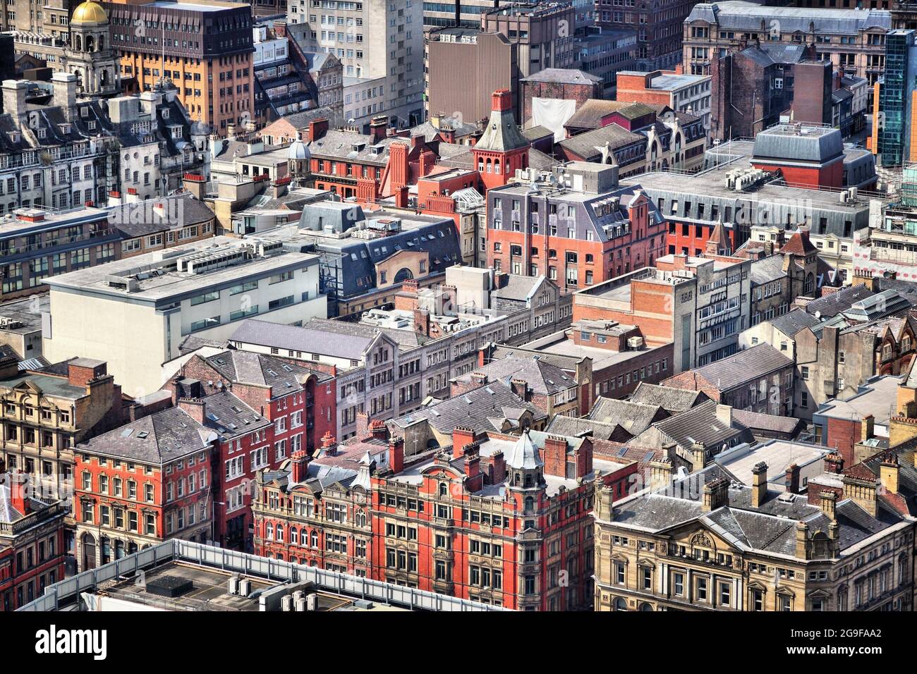 Liverpool city aerial view hi-res stock photography and images - Alamy