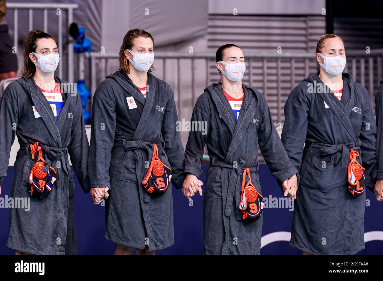 TOKYO, JAPAN - JULY 26: Team Netherlands, Sabrina van der Sloot of the ...