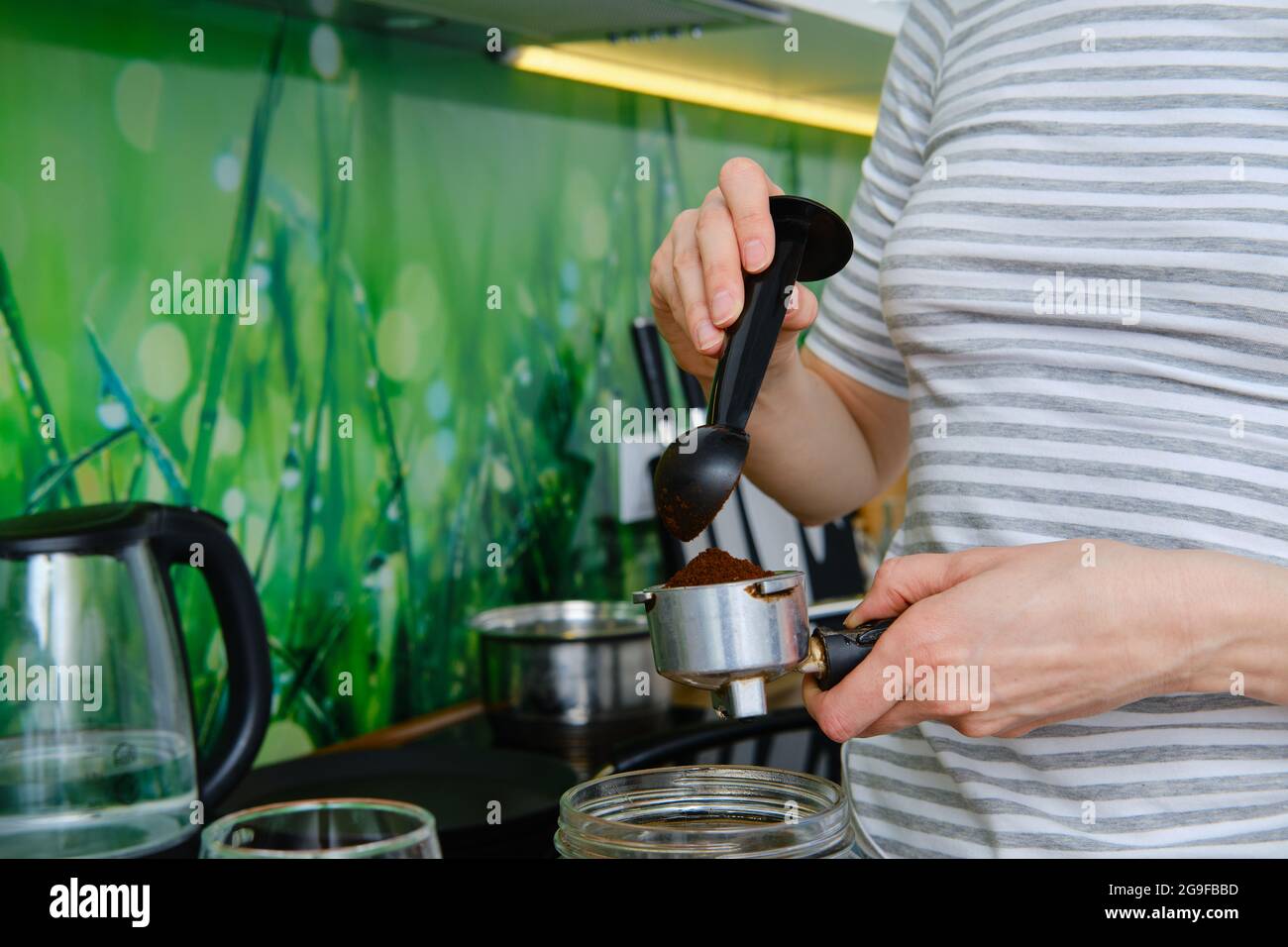 Coffee making process hi-res stock photography and images - Alamy