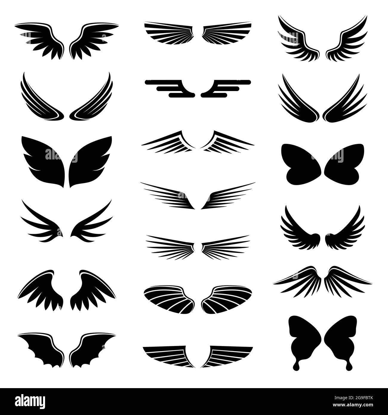 Bird Wings Silhouette