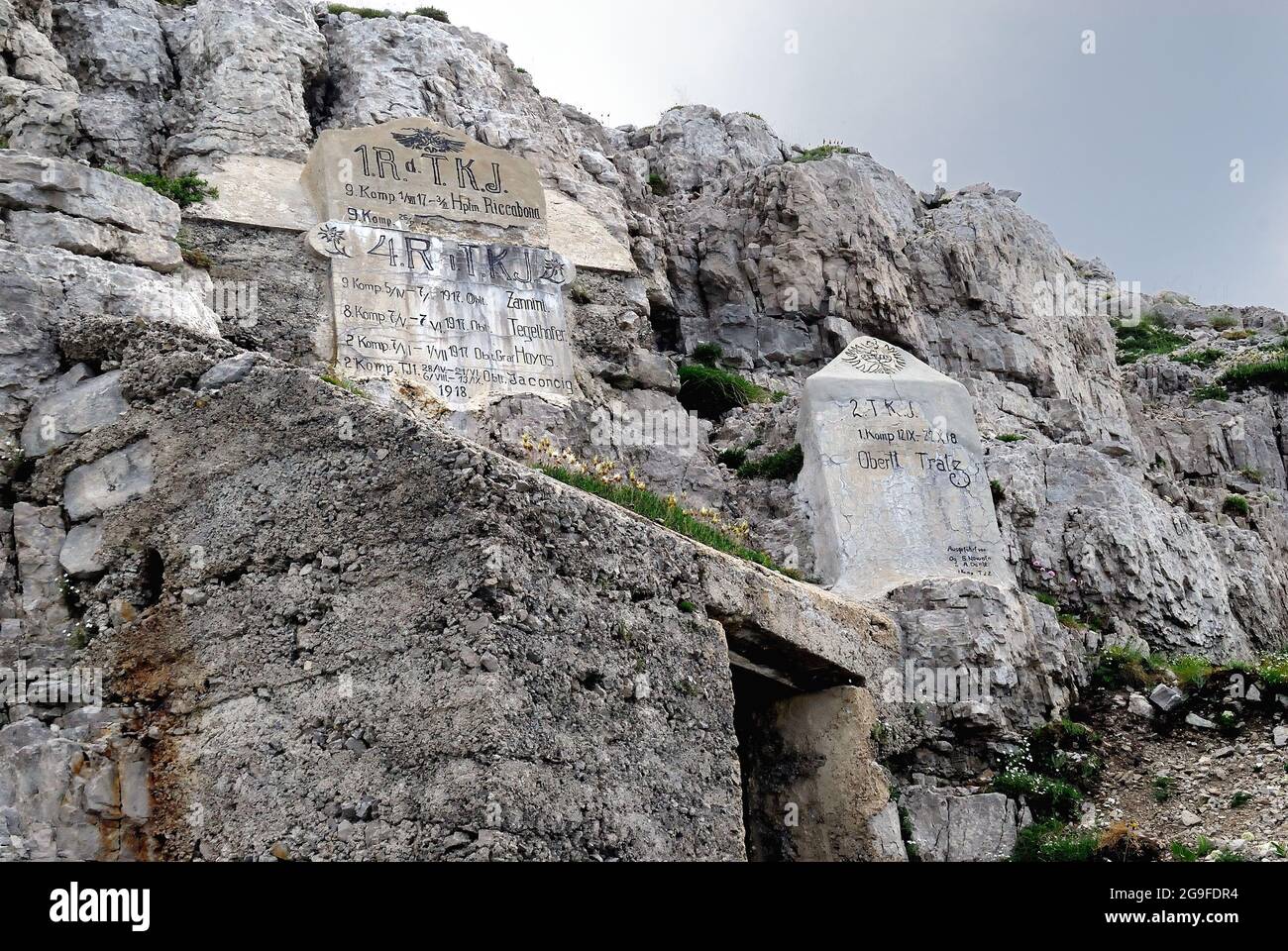 WWI. Mount Pasubio was the theater of fierce fighting from the Italian ...
