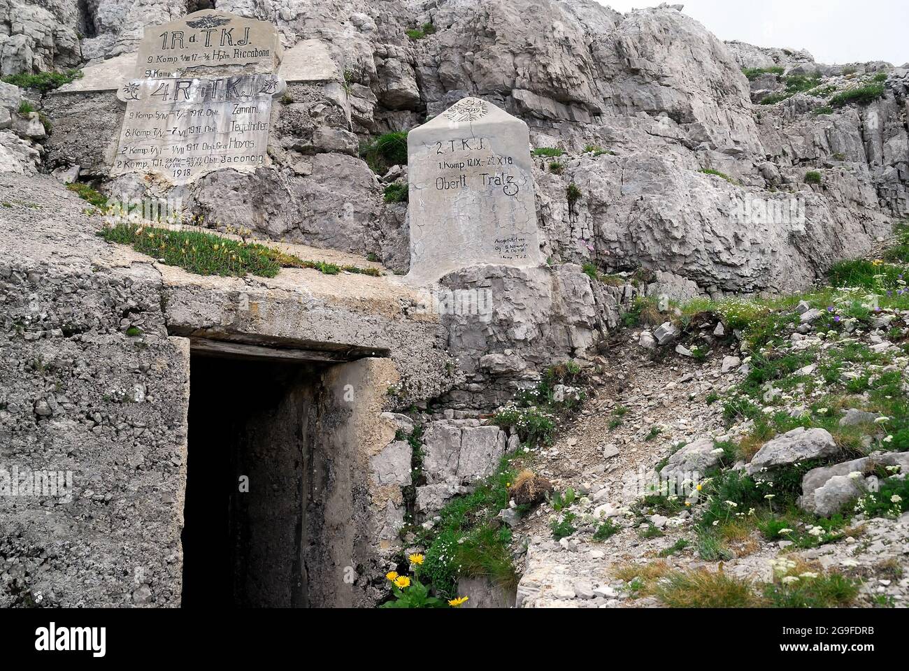 WWI. Mount Pasubio was the theater of fierce fighting from the Italian ...
