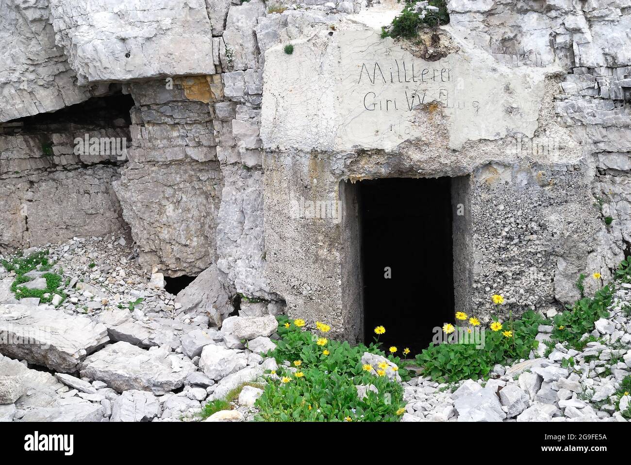 WWI. Mount Pasubio was the theater of fierce fighting from the Italian ...
