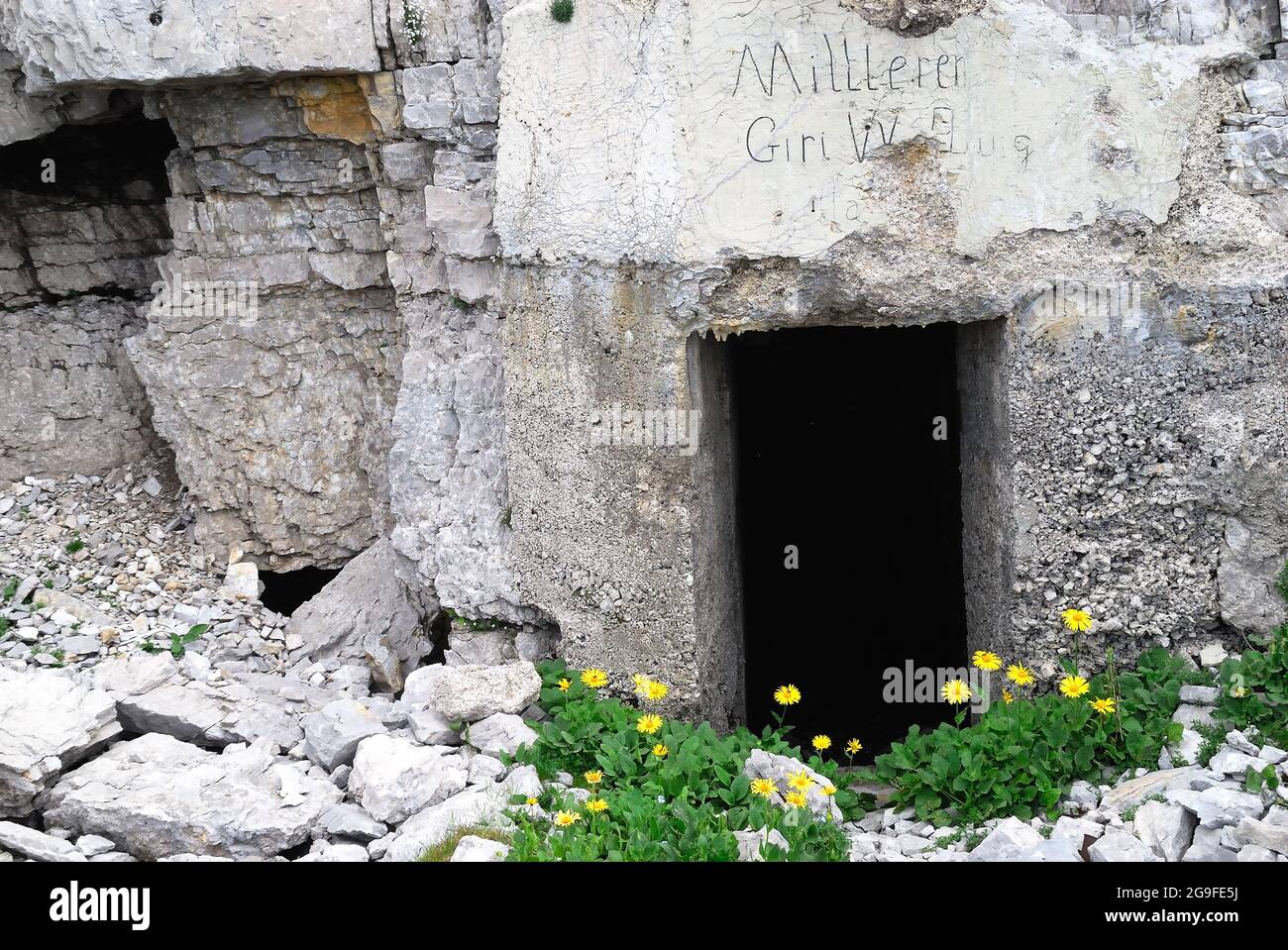 WWI. Mount Pasubio was the theater of fierce fighting from the Italian ...