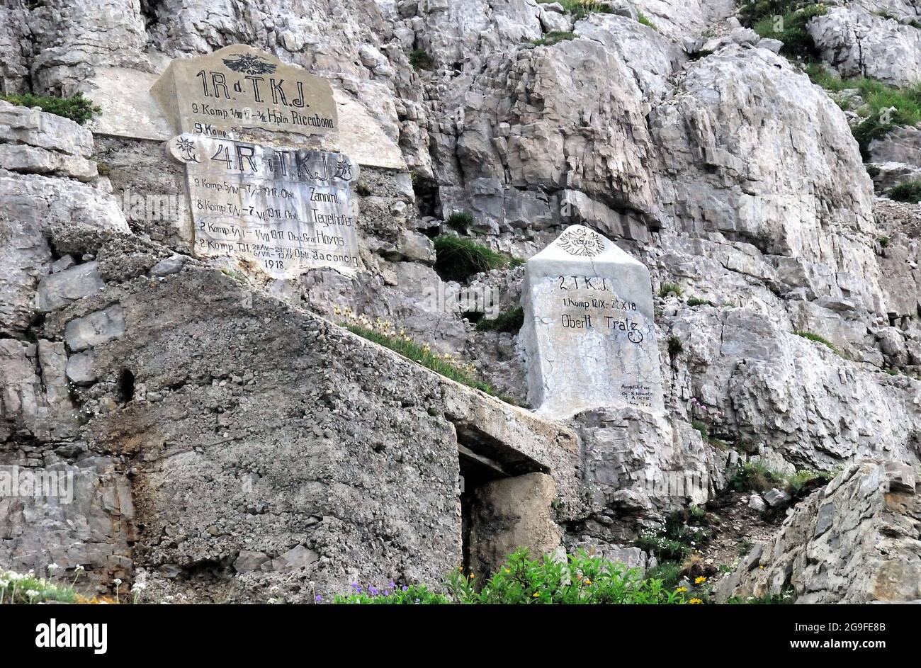WWI. Mount Pasubio was the theater of fierce fighting from the Italian ...