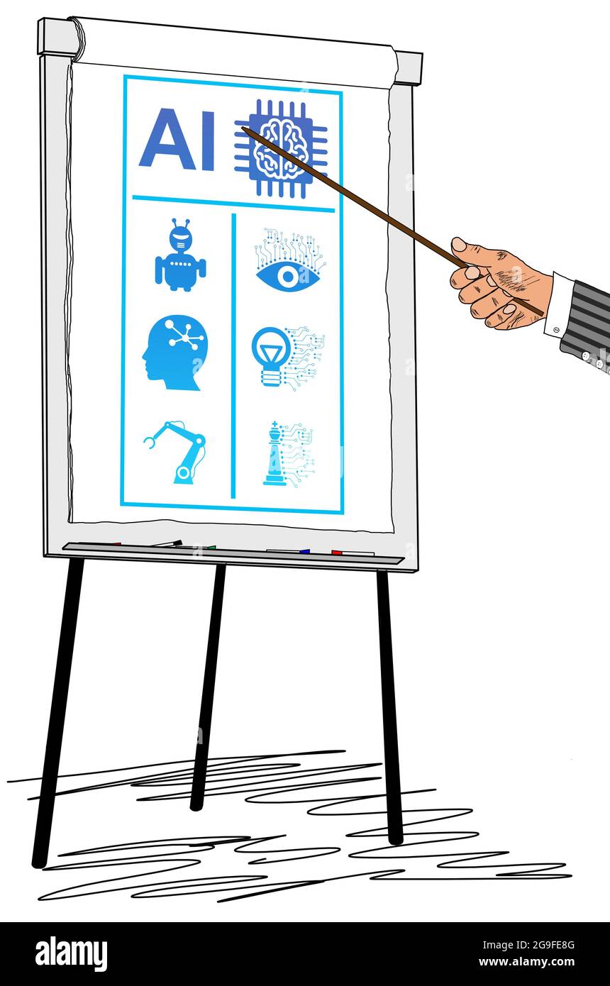 Digital concept showing ai Cut Out Stock Images & Pictures - Alamy