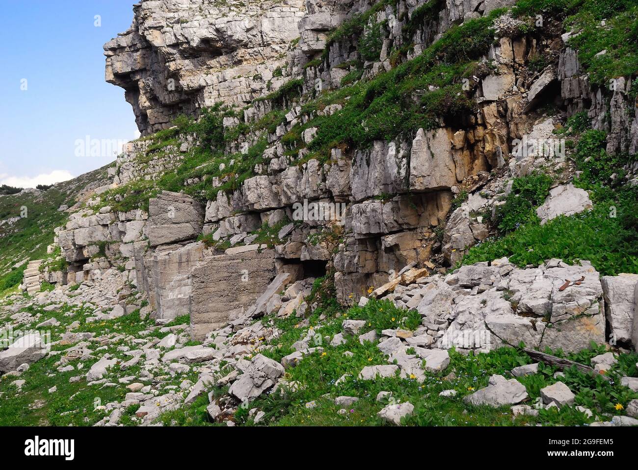 WWI. Mount Pasubio was the theater of fierce fighting from the Italian ...