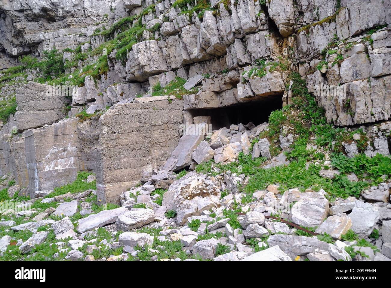 WWI. Mount Pasubio was the theater of fierce fighting from the Italian ...