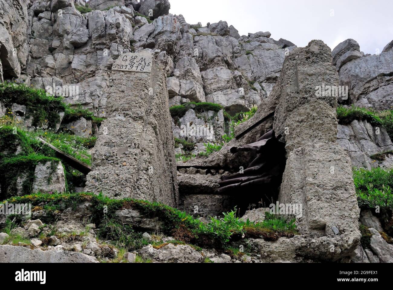 WWI. Mount Pasubio was the theater of fierce fighting from the Italian ...