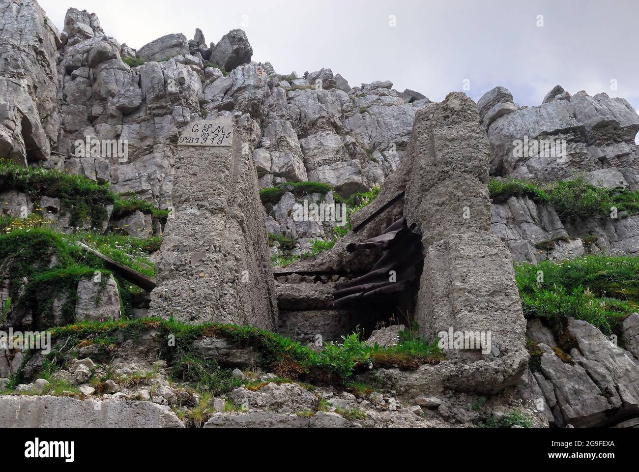 WWI. Mount Pasubio was the theater of fierce fighting from the Italian ...