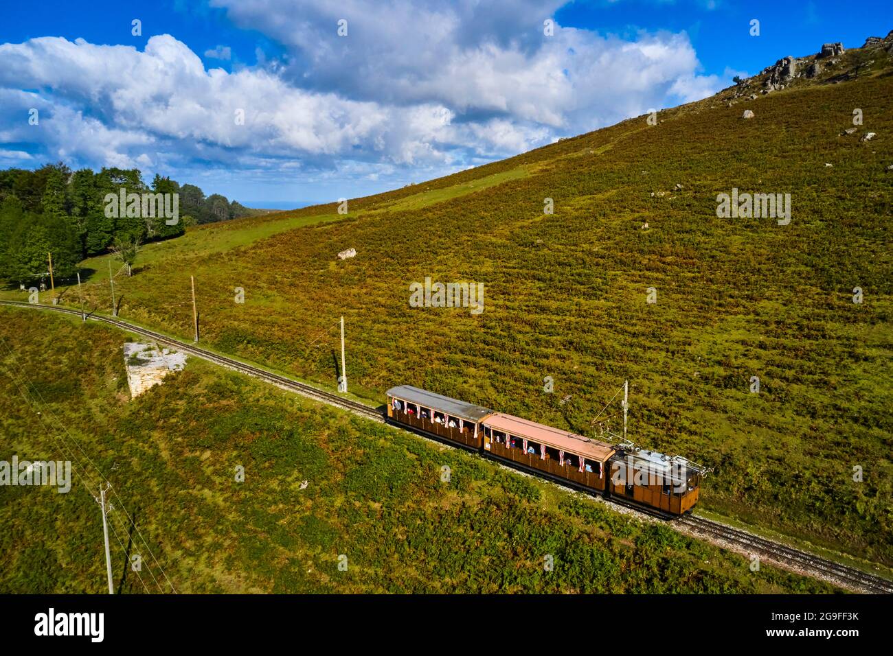France, Pyrénées-Atlantiques (64), Basque Country, Ascain, La Rhune ...