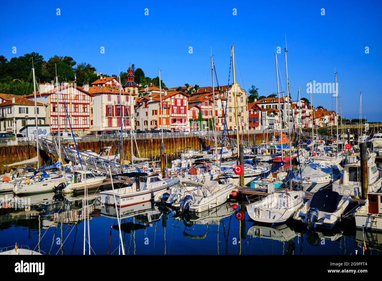 France, Pyrénées-Atlantiques (64), Basque Country, Ciboure Stock Photo ...
