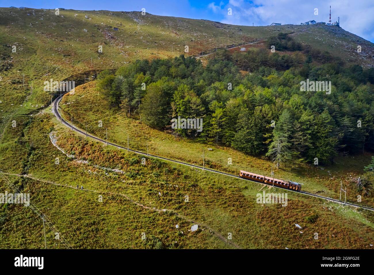 France, Pyrénées-Atlantiques (64), Basque Country, Ascain, La Rhune ...