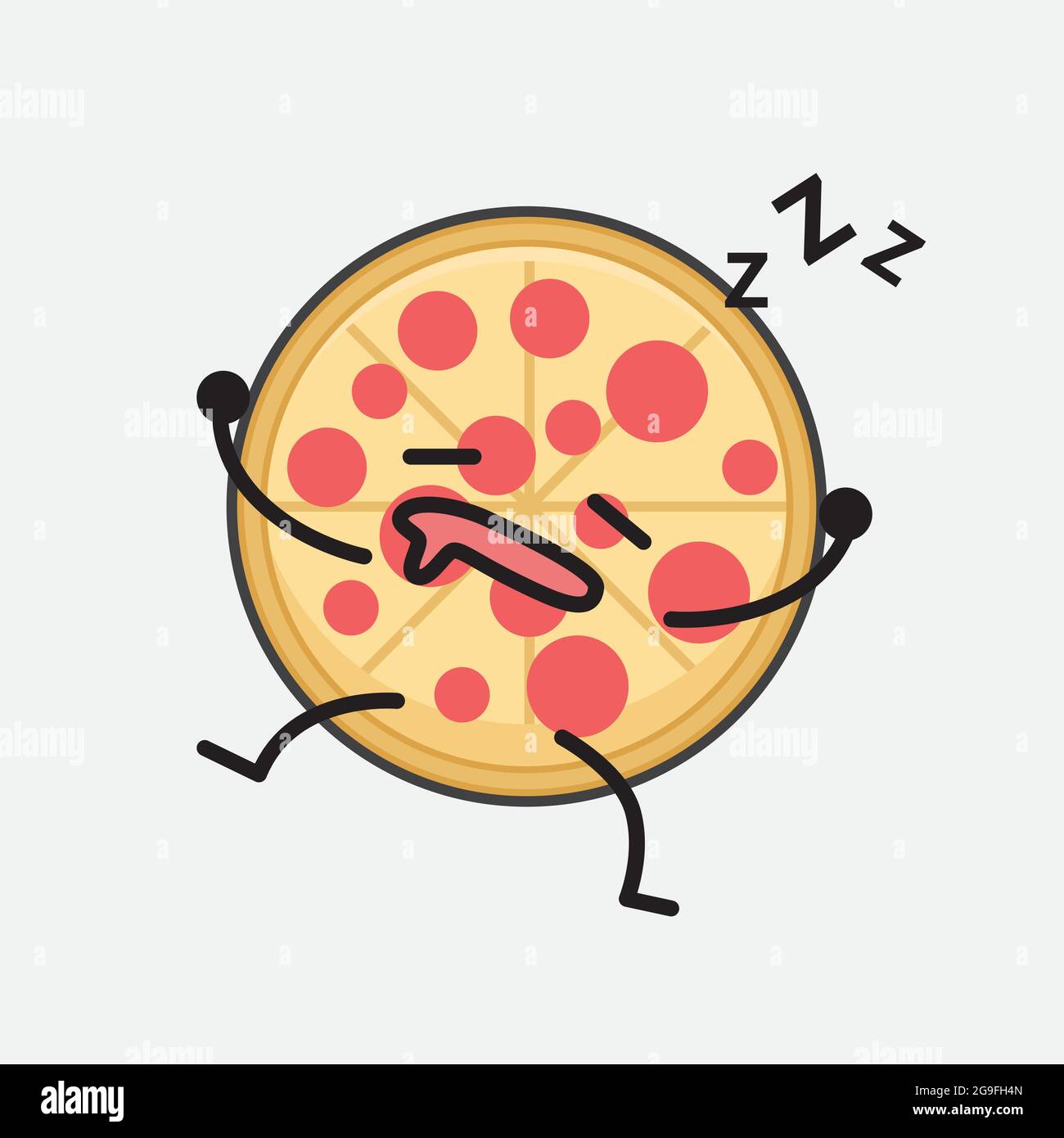 Cute Pizza Drawing