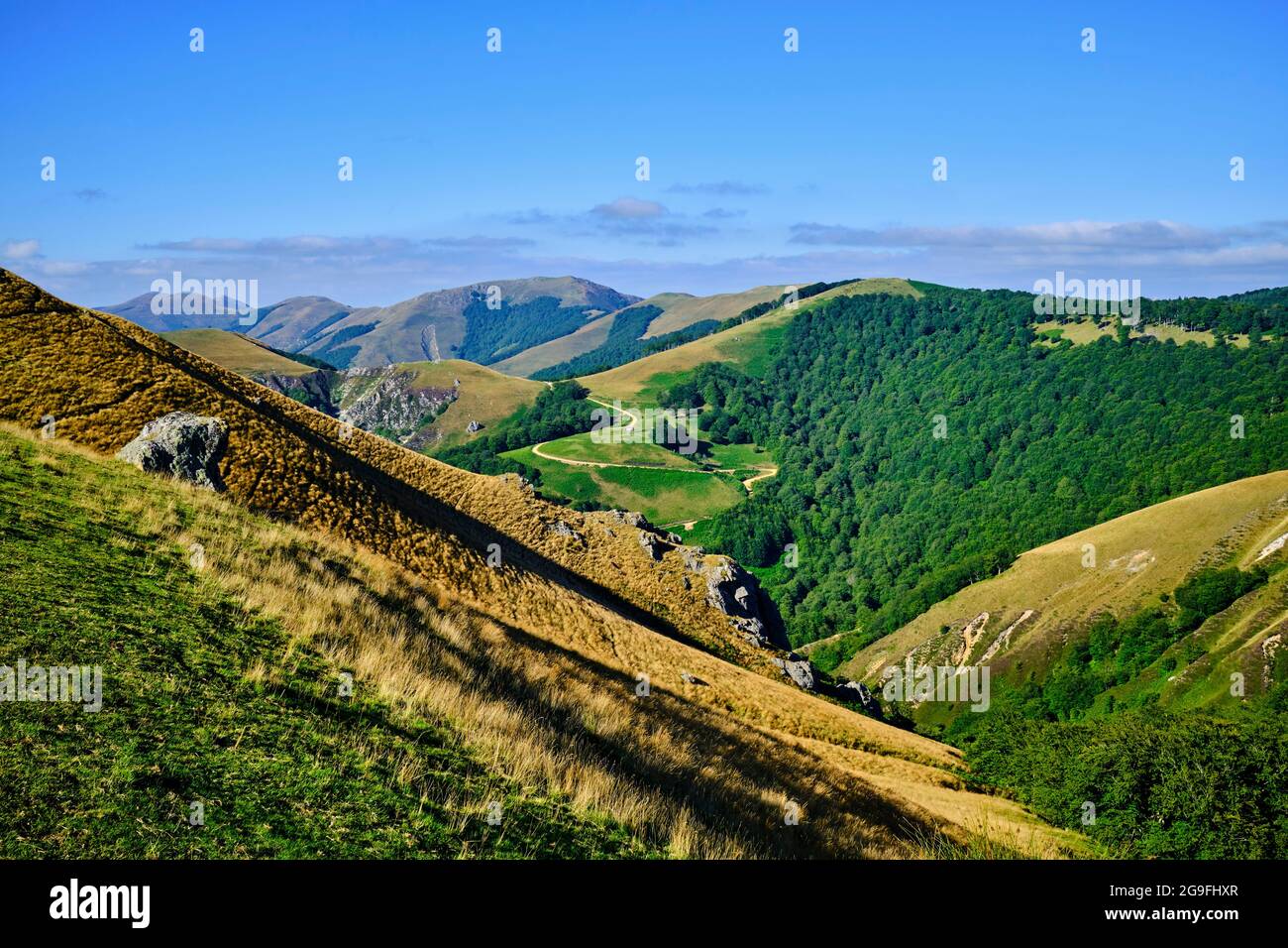 France, Pyrénées-Atlantiques (64), Basque Country, Kintoa Stock Photo ...