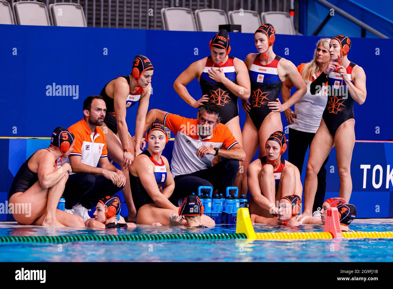 TOKYO, JAPAN - JULY 26: Iris Wolves of the Netherlands, Dagmar Genee of ...