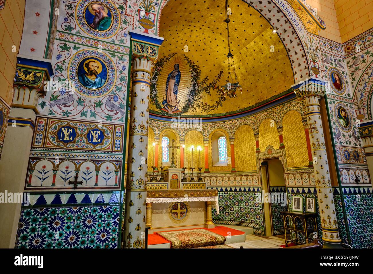 France, Pyrénées-Atlantiques (64), Biarritz, Imperial Chapel of Notre ...