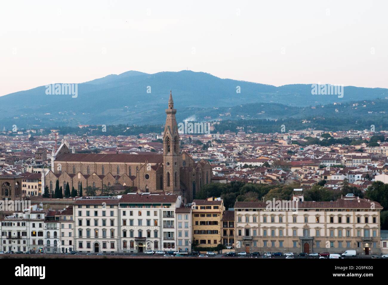 Aerial view of Michelangelo Square in Florence, Italy Stock Photo - Alamy