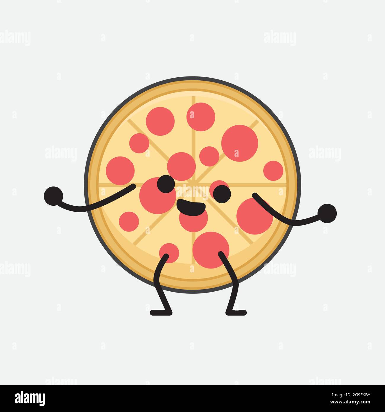 Cartoon Pizza Background