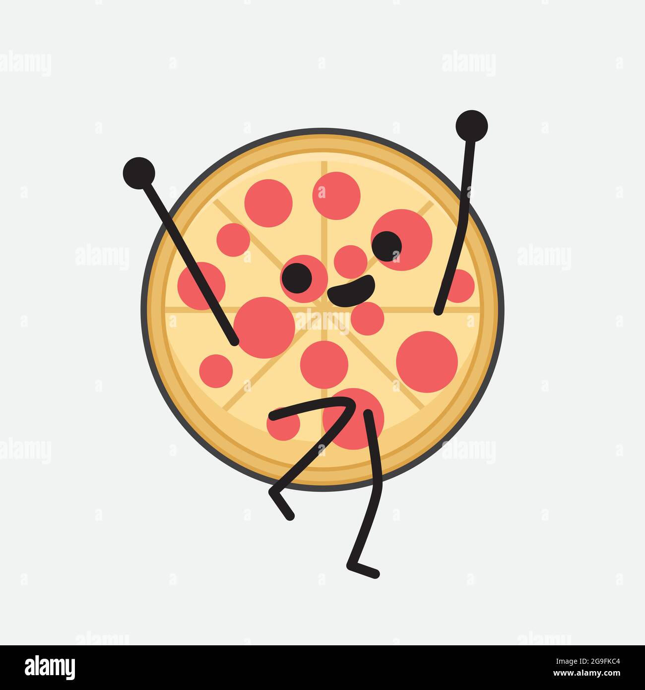 Cute Pizza Drawing